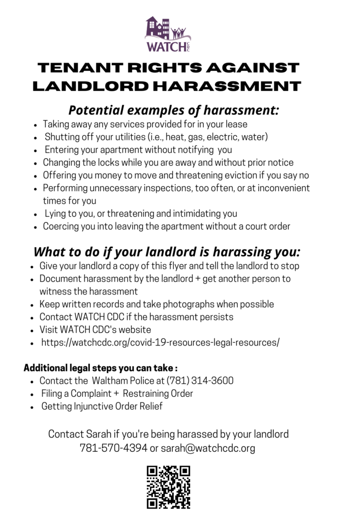 Housing Rights Ordinance + Resources - WATCH CDC